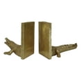 Nautical Marine Faux Gold Crocodile Alligator Head And Tail Bookends ...