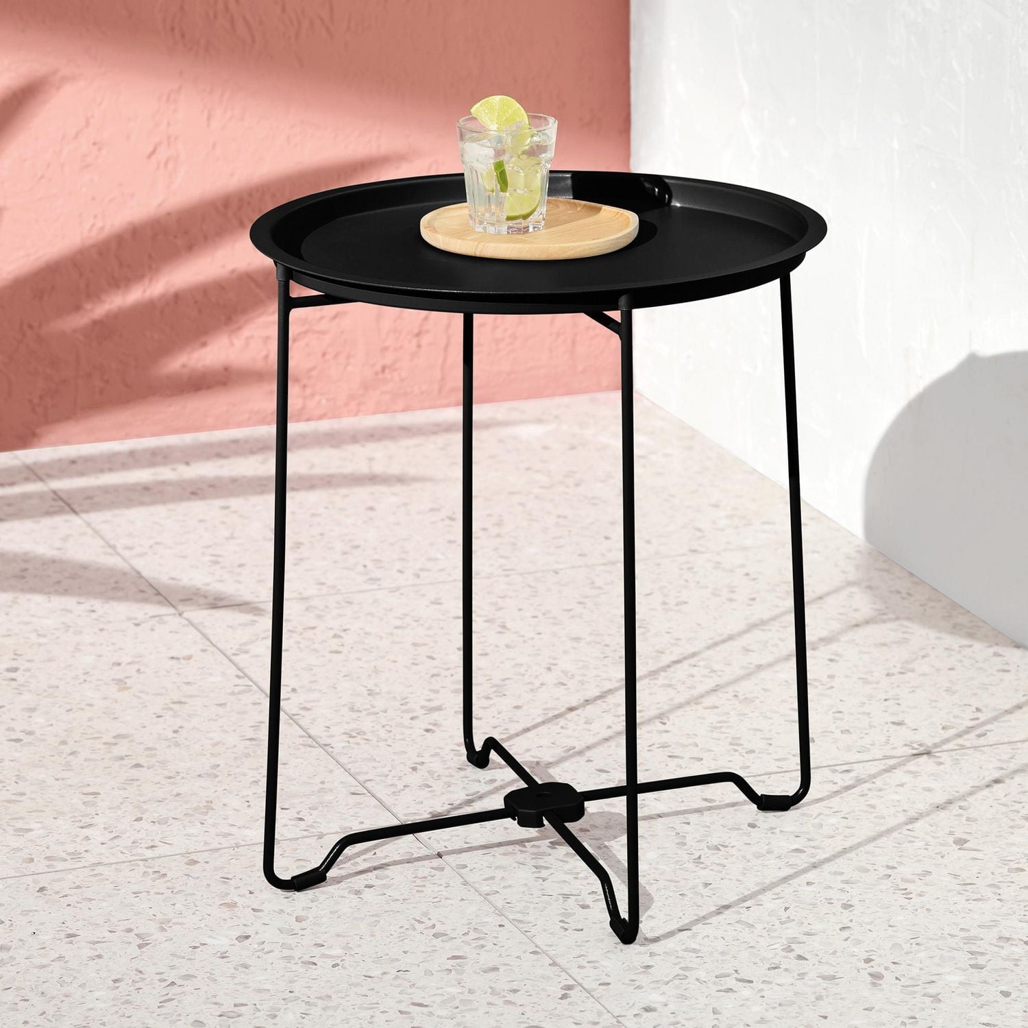 Mainstays Patio Tray Top Side Table, Space-saving design - Walmart.ca