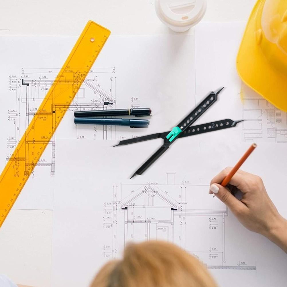 Buy Multi-function Plastic Drawing Ruler Tool Math Geometry Drafting ...