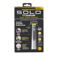 MicroTouch Solo Titanium Men's Beard & Body Trimmer, Edge Shaver, Razor ...