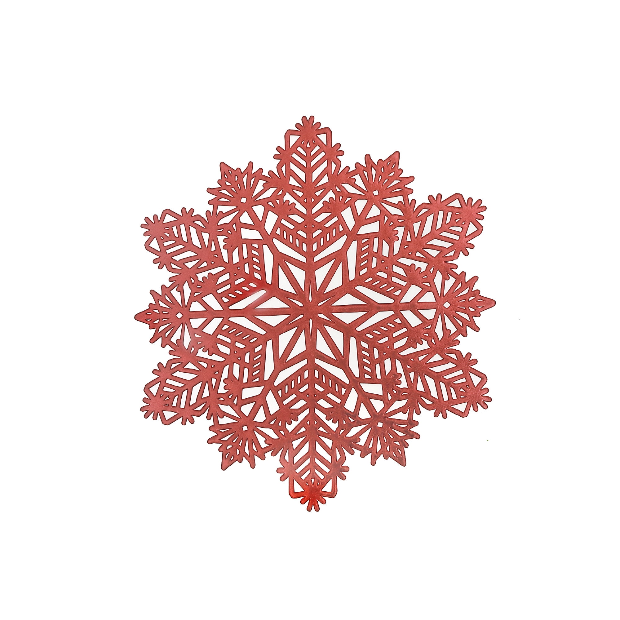 Click here for Ih Casadécor Pvc Cut Out Snowflake Placemat (Red)... prices