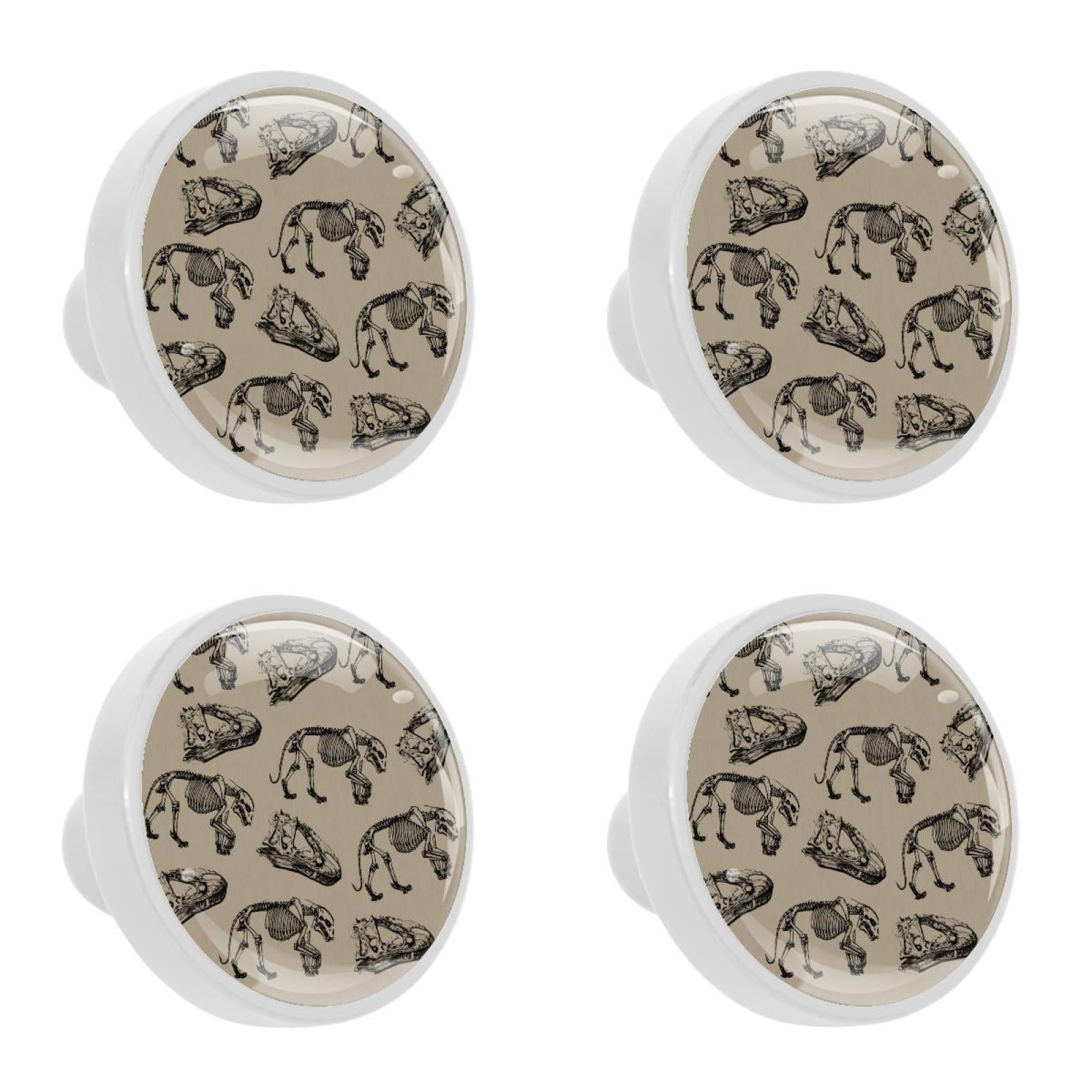 4 Pcs Bone Knobs for Kitchen Cabinet Cupboard Dresser Bookcase Drawer ...