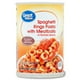 Great Value Spaghetti Rings Pasta with Meatballs in Tomato Sauce, 15 oz ...