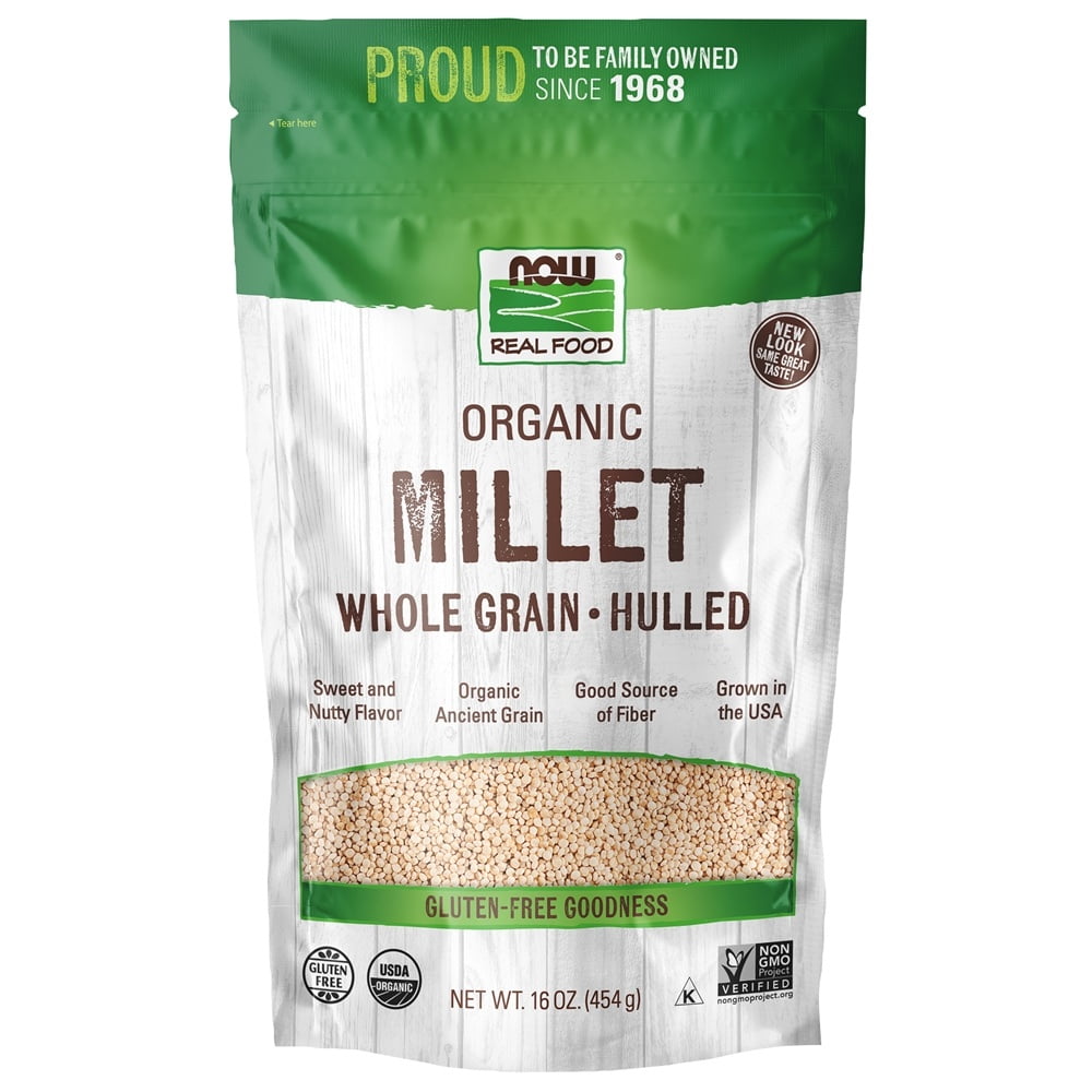 Click here for Now Foods - Organic Whole Grain Hulled Millet - 16... prices