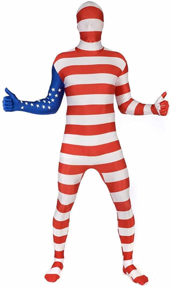 Morphsuits mens Usa Original Flag Morphsuit Fancy Dress Costume Usa X ...