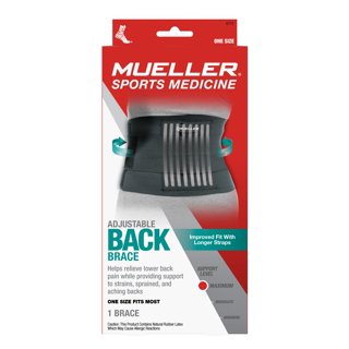 Equate Deluxe Adjustable Back Brace, One Size - Walmart.com