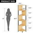 DWVO 6-Tiers Corner Shelf, 69" Tall Corner Storage Stand Unit , Corner ...