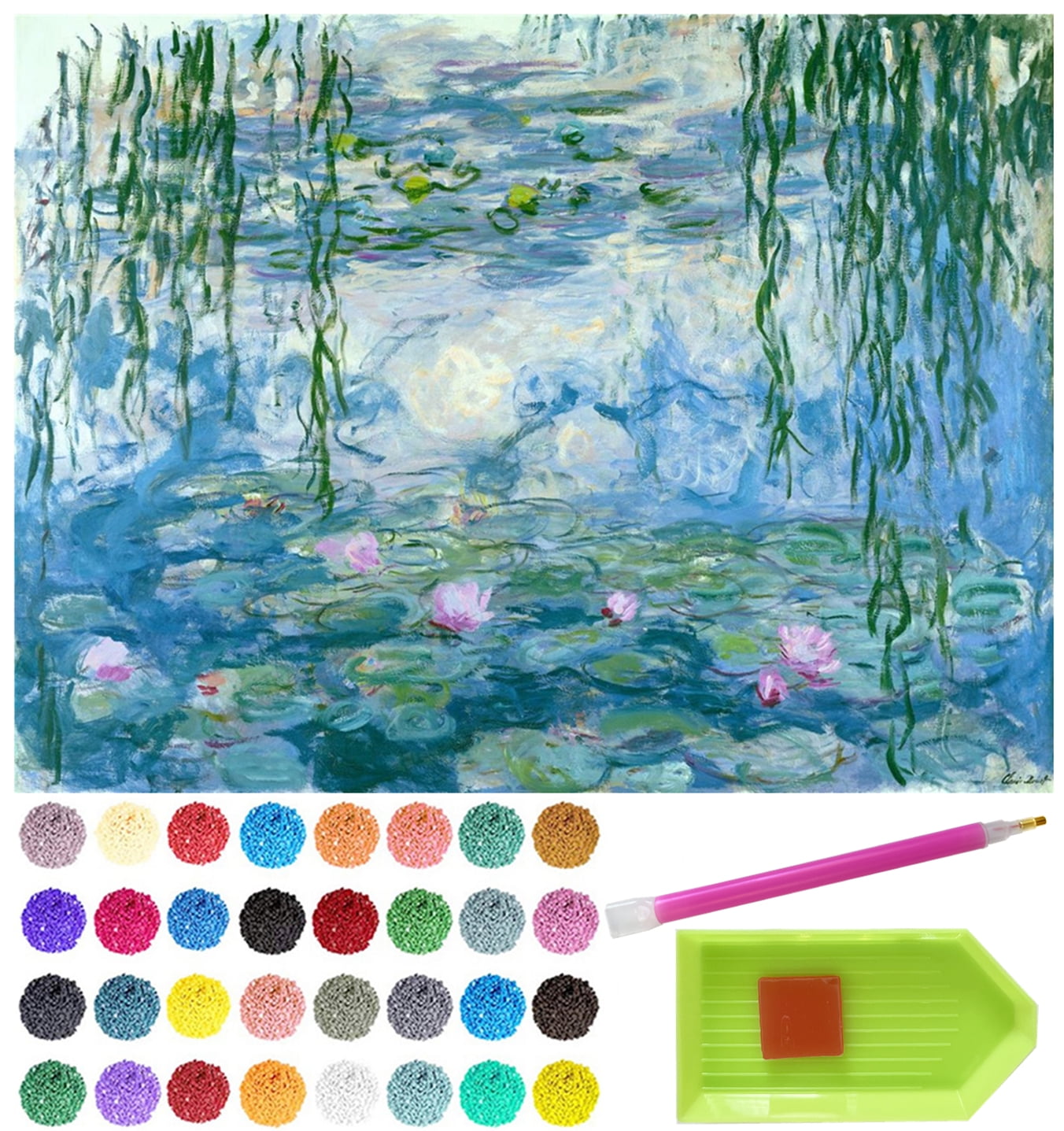 Monet 5D Diamond Painting Kits, Full Drill Famous Diamond Paintings ...