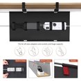No Drill Under Desk Cable Management Tray, 36" Cord Organizer for Table ...