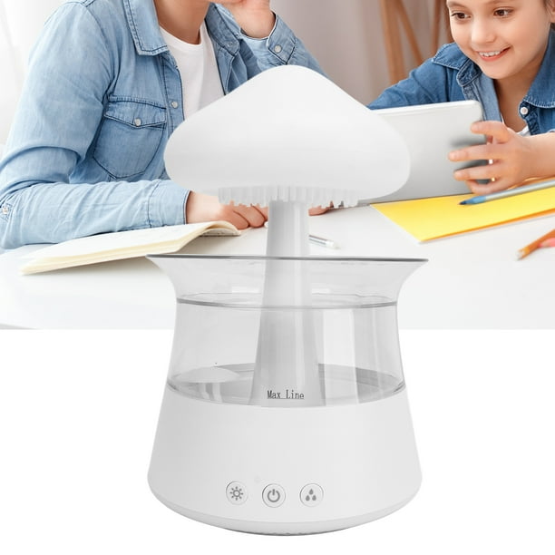 RainHumidifier For Sleeping Relaxing, 7 Color Changing Light Rain Drop ...