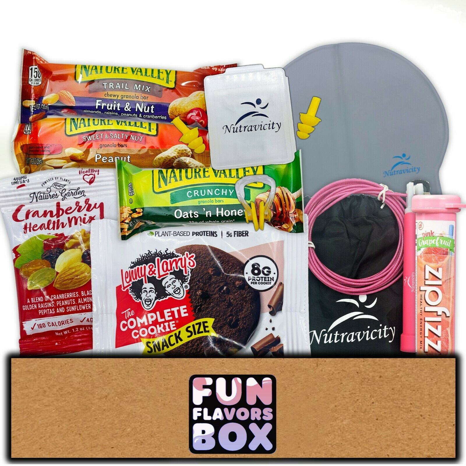 Fun Flavors Box Fitness Exercise Snack Care Package Gift Box - Walmart.com