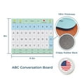 Communication Board For Adults- Non-Slip, Portable Letter Chart for Non ...