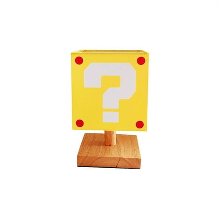 Hongchun 1 Pack Mario Desk Lamp Creative Super Mario Question Mark ...