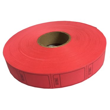 Pen+Gear Single Ticket Roll, 2000-count, Assorted Colors - Walmart.com