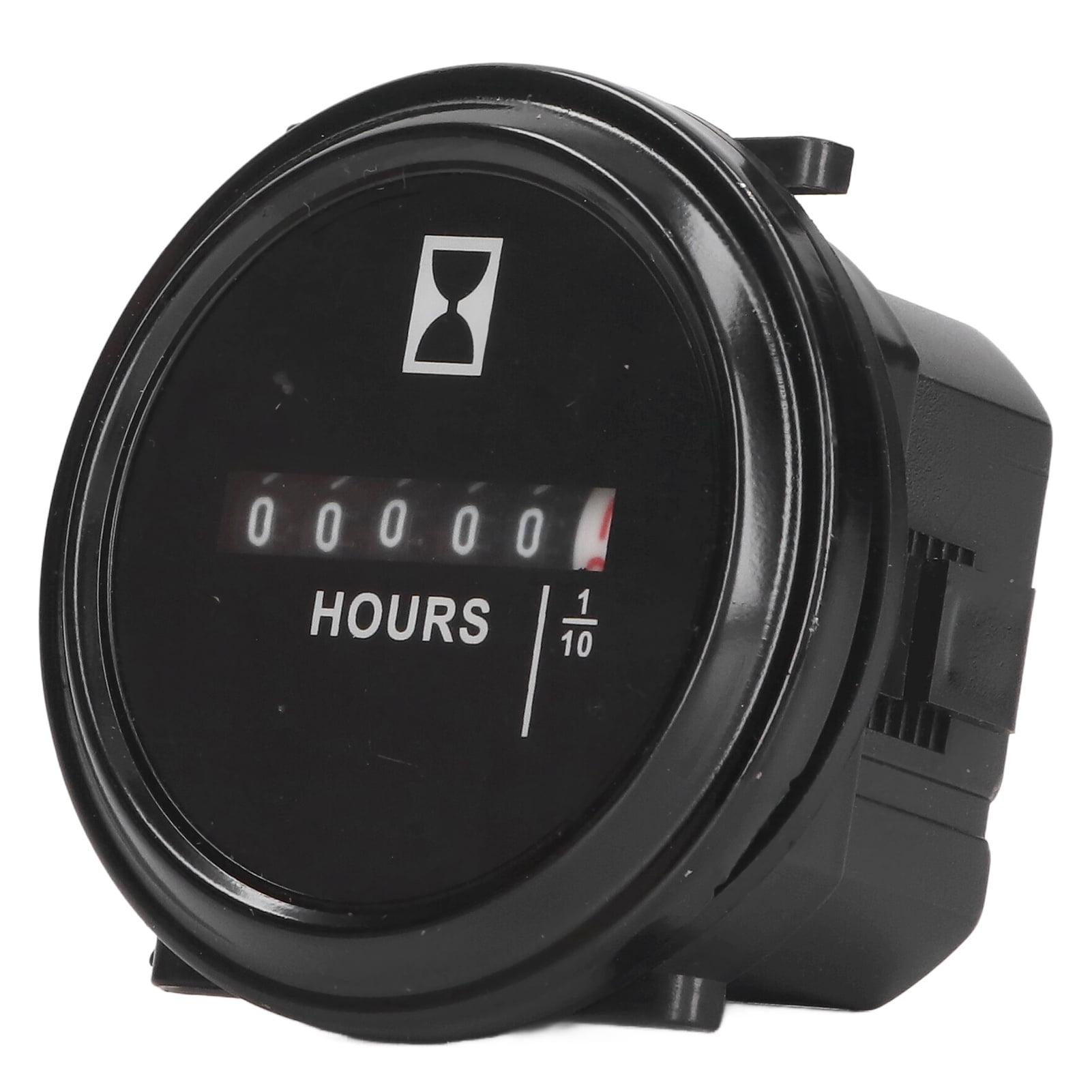 Medidor de horas mecánico, contador de horas 99999,9 horas Medidor de horas mecánico Muy ...