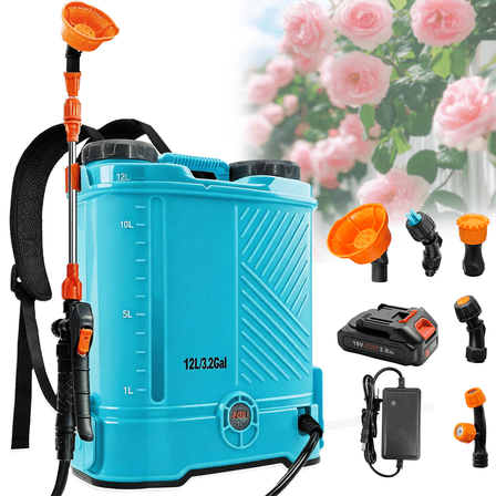 Ryobi ONE+ 18V Cordless 2 Gal. Chemical Sprayer, Backpack, Extra Tank ...