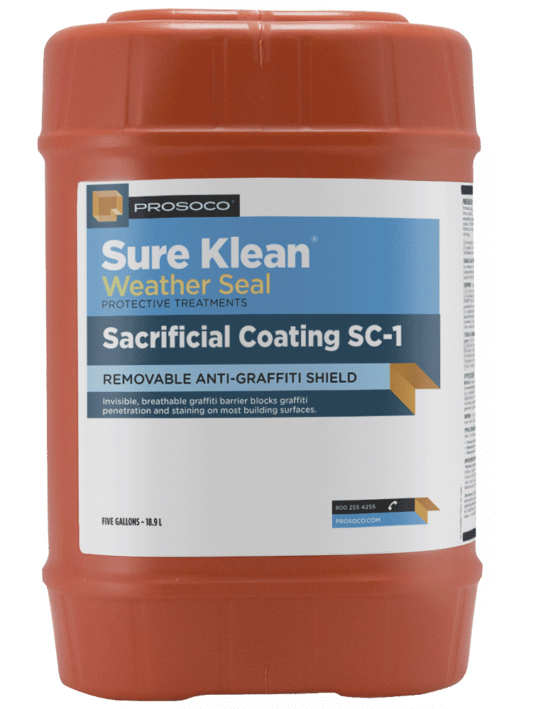 PROSOCO Sacrificial Coating SC-I | A Graffiti Barrier Preventing Spray ...