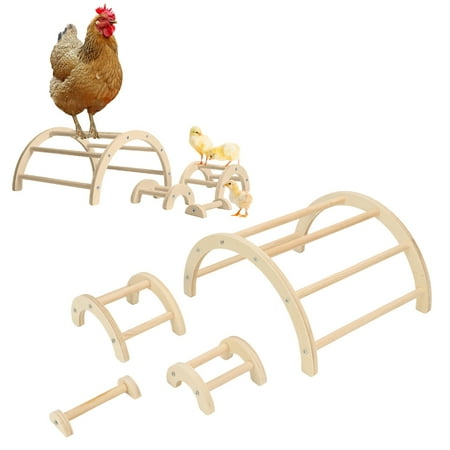 Chicken Toys, Sturdy Perch Pet Chicken Toy Stand Set Rooster Chicken ...