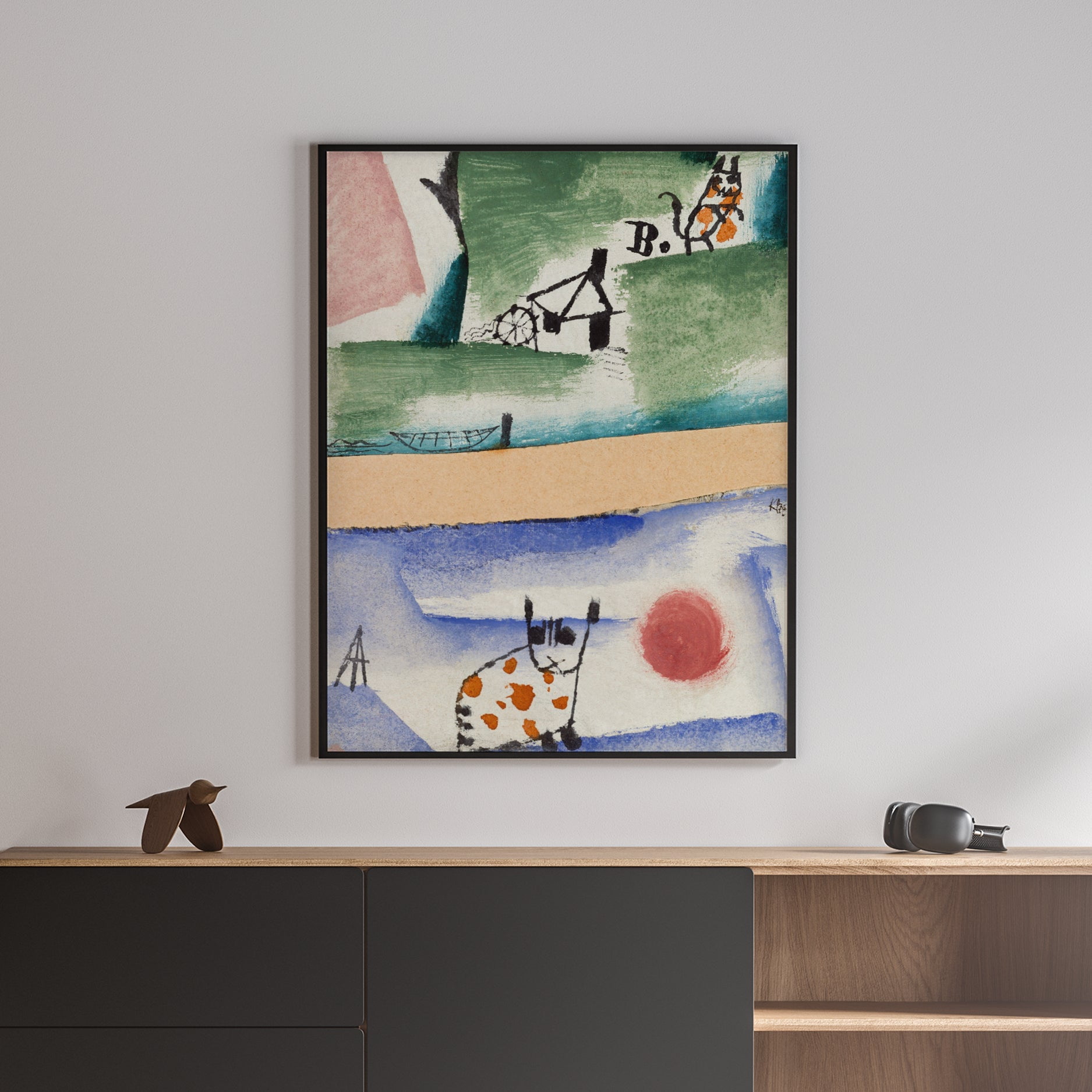 Tomcat's Turf - 1919 | Paul Klee | Premium Fine Art Print | 20th ...