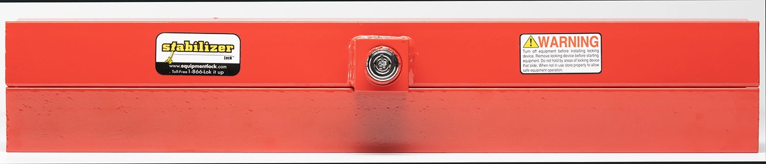 Equipment Lock Co.: Stabilizer Lock 18" - Keyed: Outrigger/Stabilizer ...