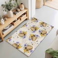 2x3 Washable Area Rugs,Garden Beehives Honeybees Non-Slip Ultra Soft ...
