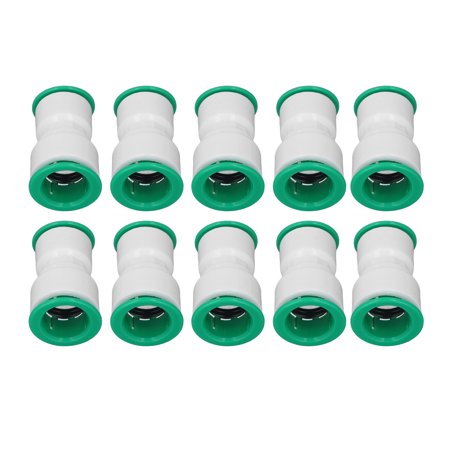 Water Pipe Connector, Snap On Steel Jaws Reducing Quick Fittings 10PCS ...