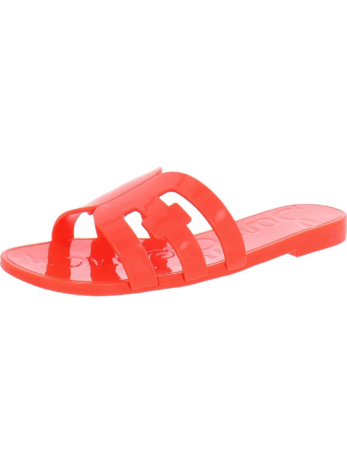 Sam Edelman Womens Bay Jelly Slip On Flat Pool Slides - Walmart.com