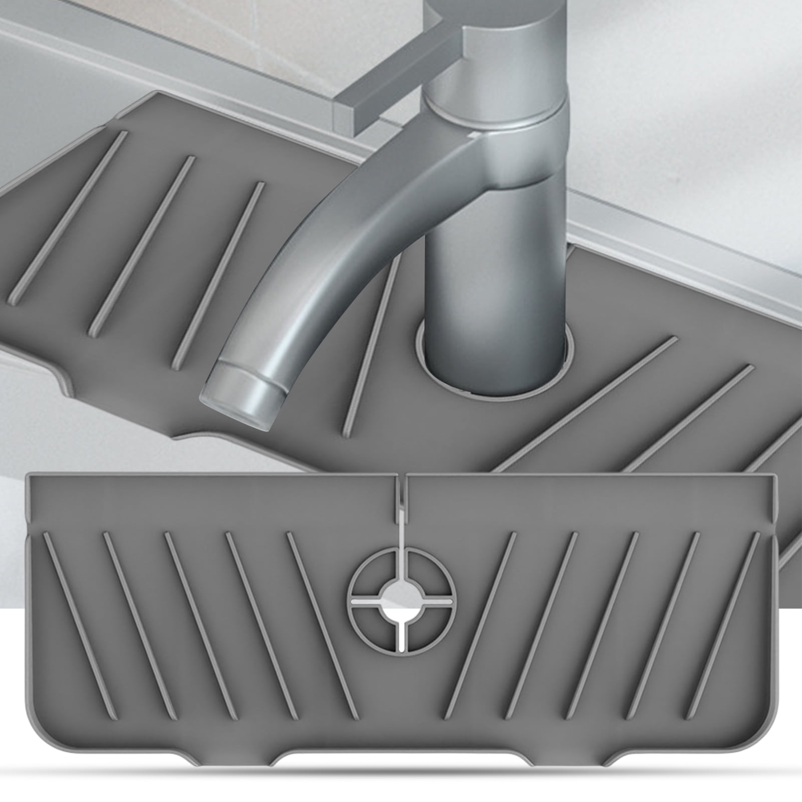 Faucet Drain Pad - Super Soft, Moisture-proof Silicone, Sink Drip ...