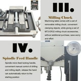 RCOG-25V Brushless Precision Milling and Drilling Machine Horizontal ...