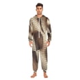 1-Pack Onesie Adult Hooded Pajamas, Soft Fleece Full Zip One Piece ...