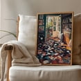 Affixzi Cozy Vinyl Records Art Print - Retro Music Lover's Studio ...