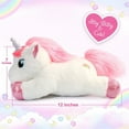 LotFancy Unicorn Stuffed Animal 12", Unicorn Plush Toys for Kids Girls ...