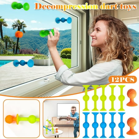 12 Variety Sticky Viscose Soft Building Blocks Toy Suction Ball Suction ...