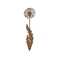 Bowayaoa Vintage Rusted Metal Garden Stakes, Rustic Flower Pot ...