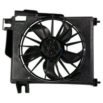 TRQ A/C Condenser Cooling Fan Assembly Fits 2002-2006 Dodge Ram 1500 ...