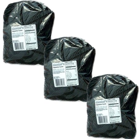 Gustaf's Shoestring Black Licorice Laces 6 lbs. - Walmart.ca