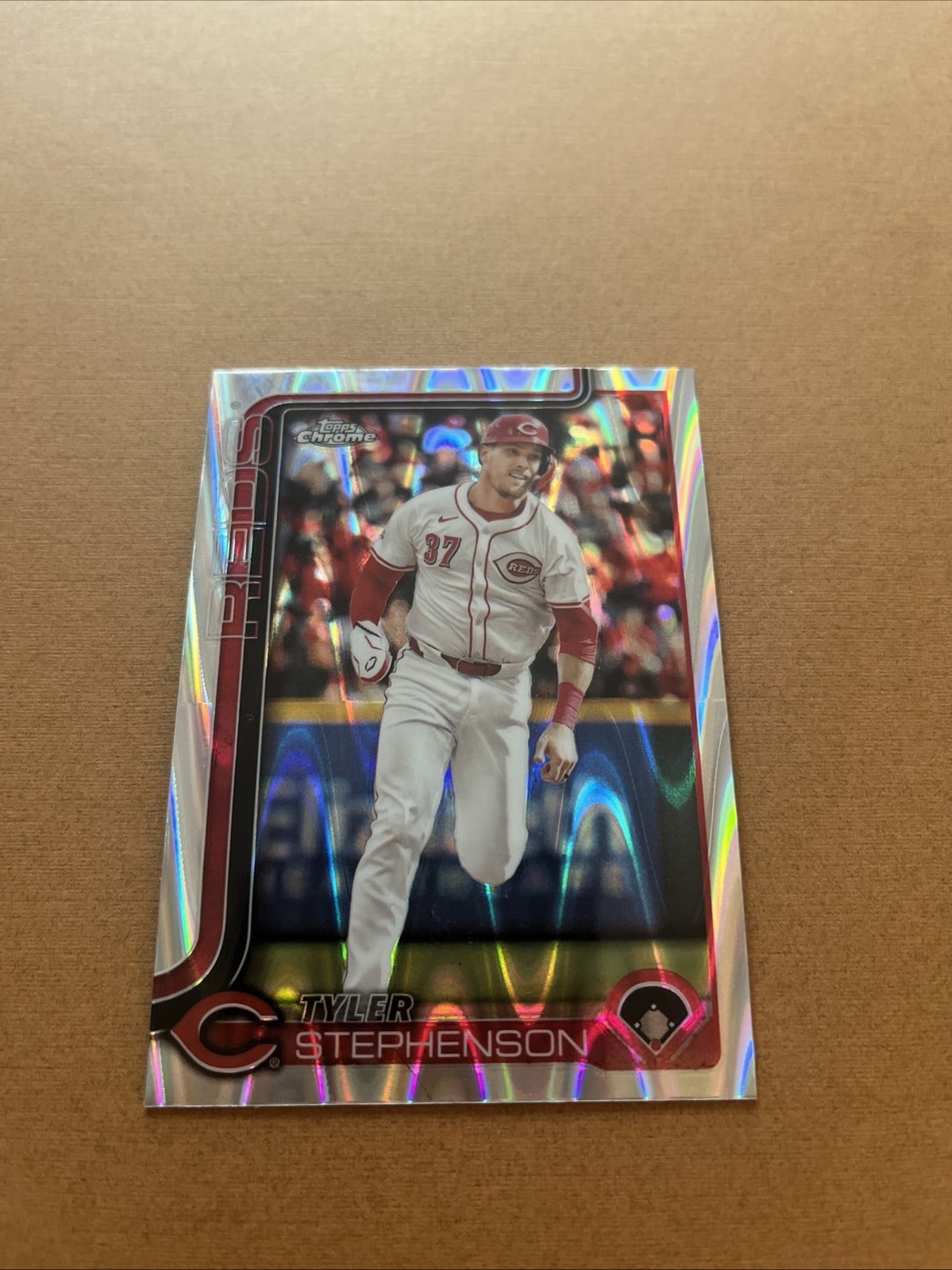2025 Topps Chrome Tyler Stephenson #112 Refractor Parallel/Variety ...