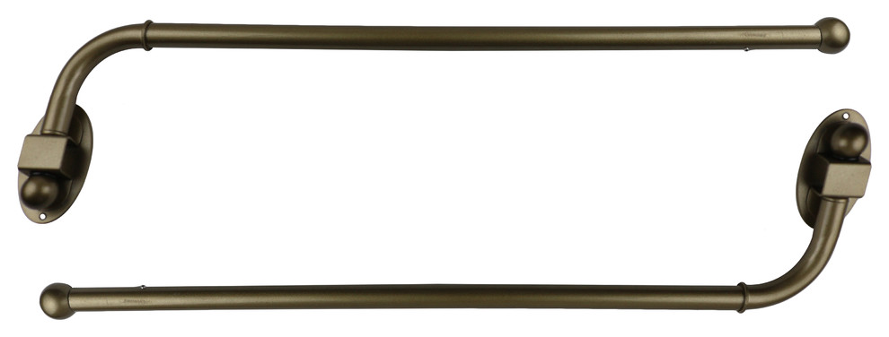 Urbanest Swing Arm Rods, 3/4", 14"-24", Antique Gold, Set of 2 ...
