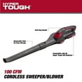 Restored Hyper Tough 20V Max Cordless 130 mph Sweeper/Blower, 2.0Ah Battery and Charger Included ...