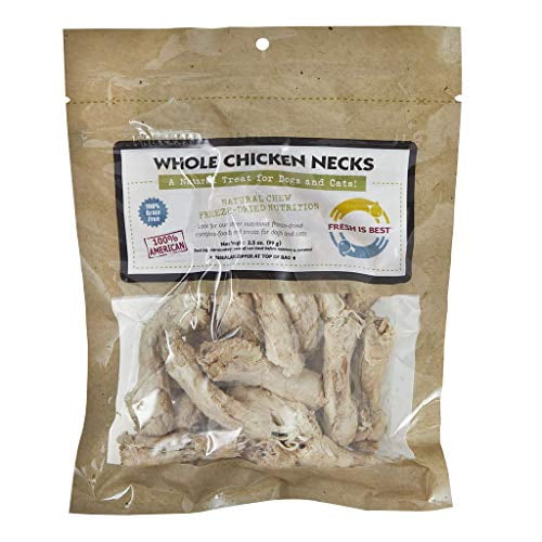 Fresh Is Best Freeze Dried Whole Chicken Necks, Dog & Cat Treats ...