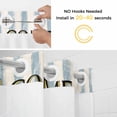Cartoon Sunflower Dwarf Cartoon Hat No Hook Shower Curtain with Snap in ...