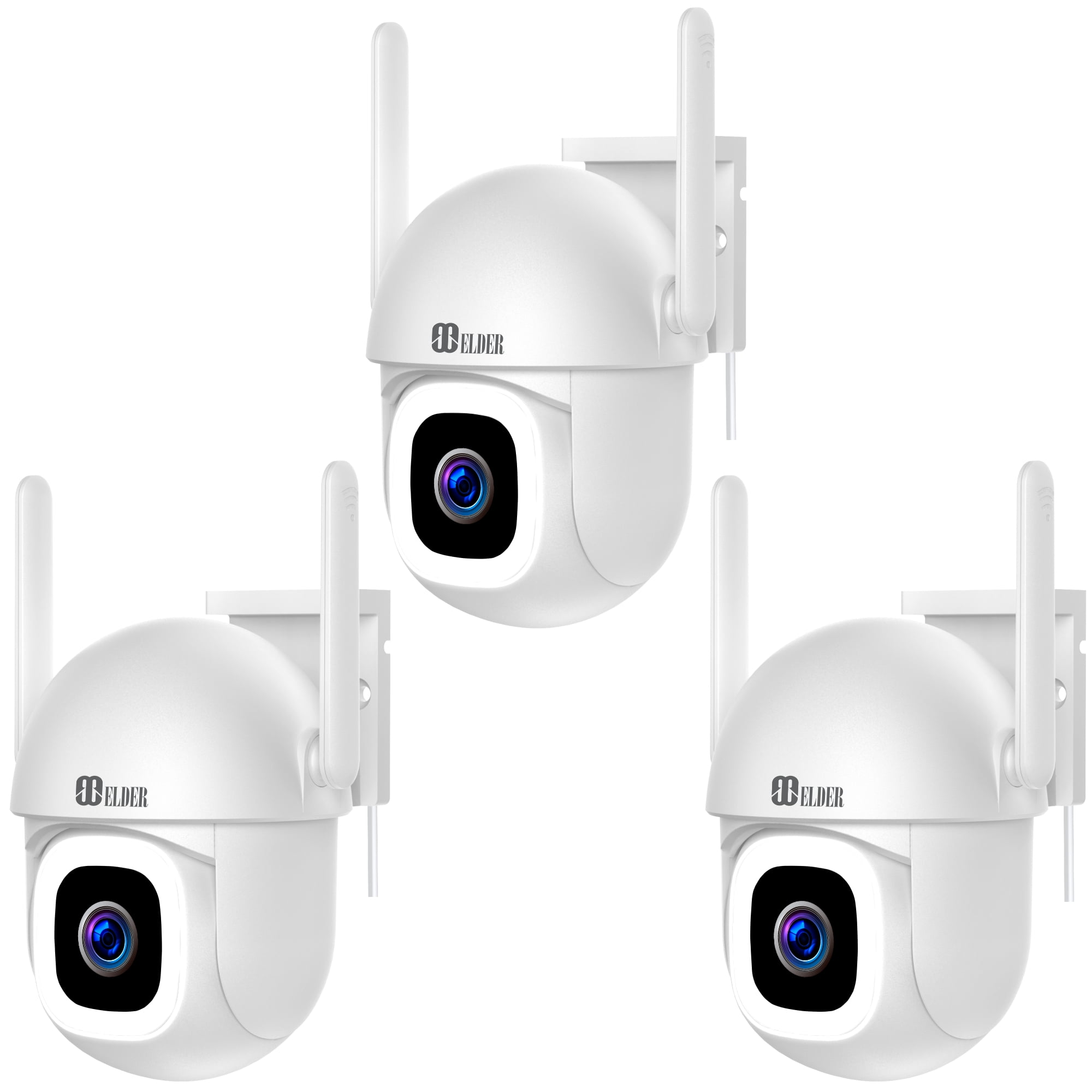 Click here for Wifi Security Camera 2k+ Outdoor X3 Pack Semi Wire... prices