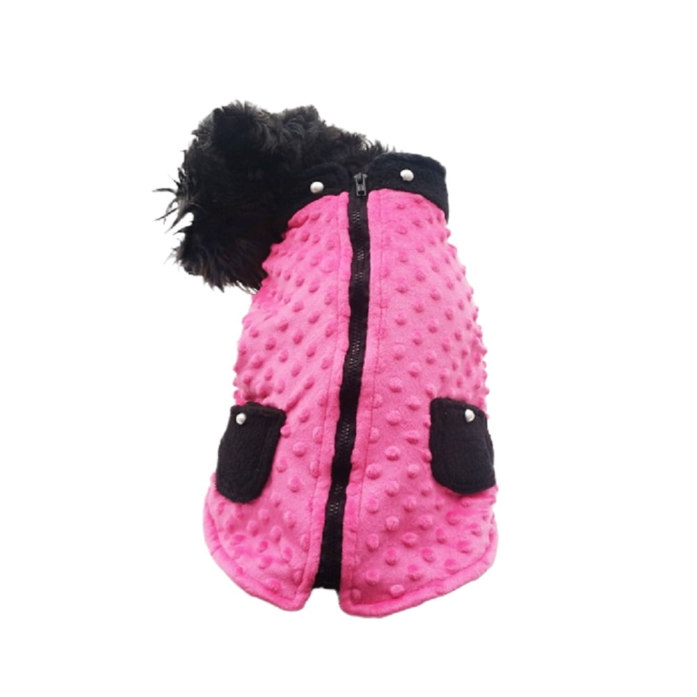 Capa Polar Pet Pals Color Rosa/Negro Talla 00 para perro | Walmart en línea