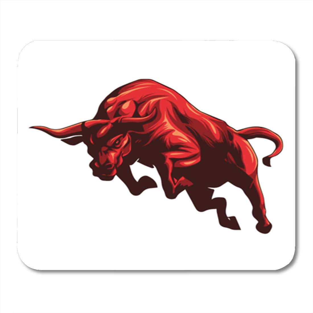 SIDONKU Here Red Bull for Your Needs and Re Size Enjoy Mousepad Mouse ...