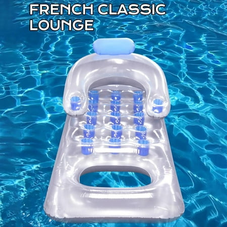 Inflatable Air Mattress Swimming Pool Summer PVC Water Hammock Floating ...