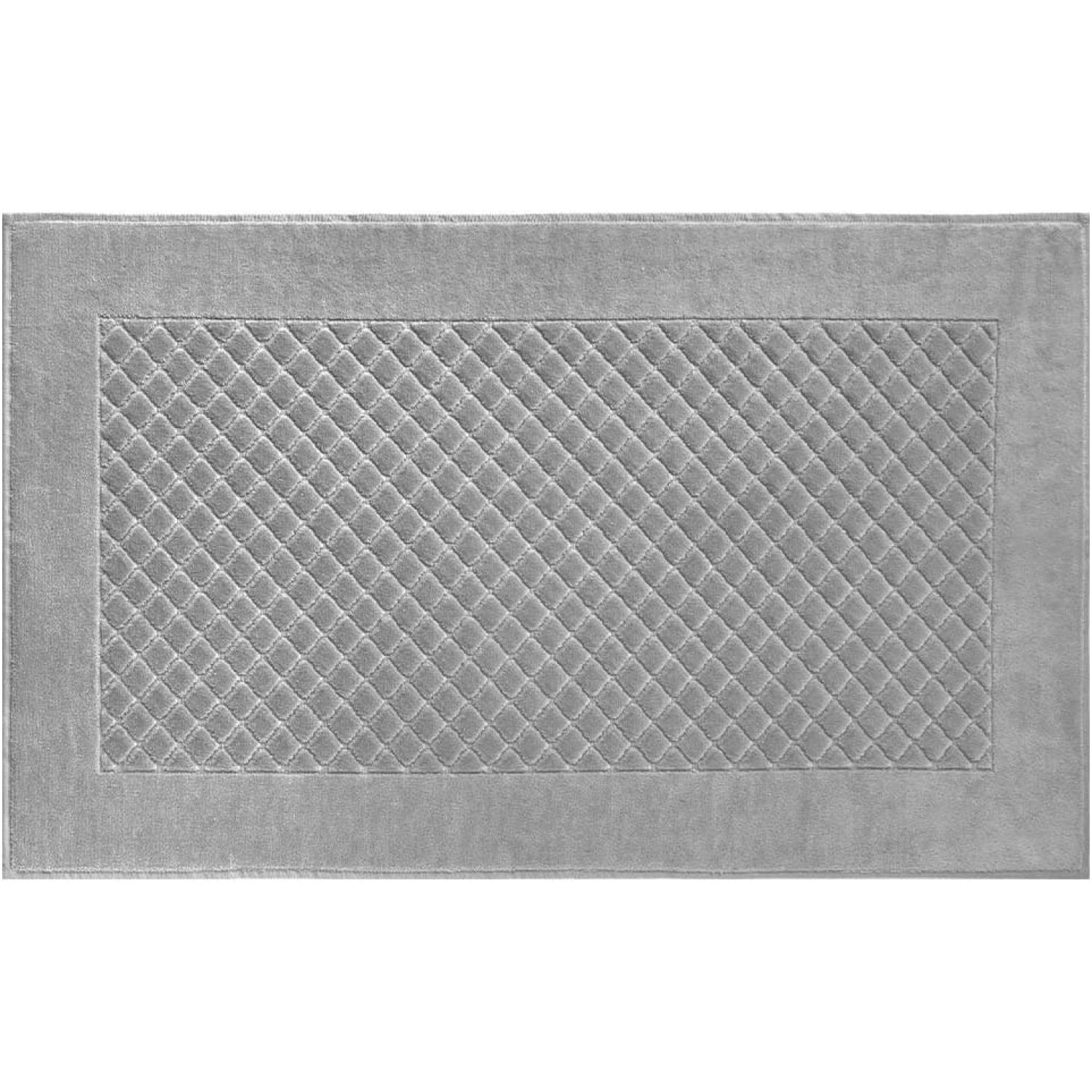 Bilot Etoile Platine (Platinum Grey) Bath Mat | Cotton | Luxury Mat ...