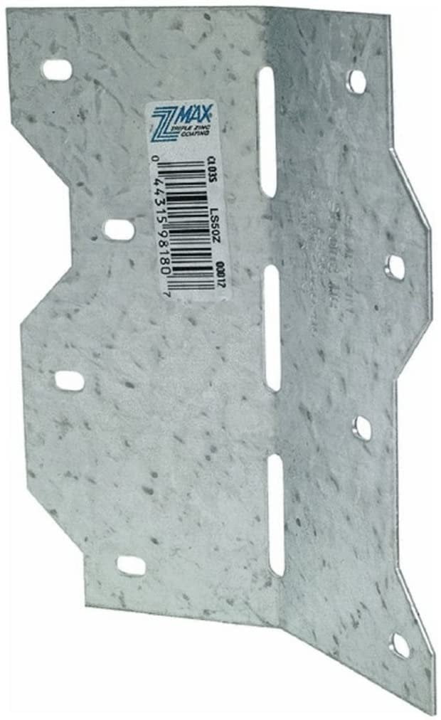 Simpson Strong Tie LS50 18-Gauge 4-7/8 in. Adjustable L-Angle 50-per ...
