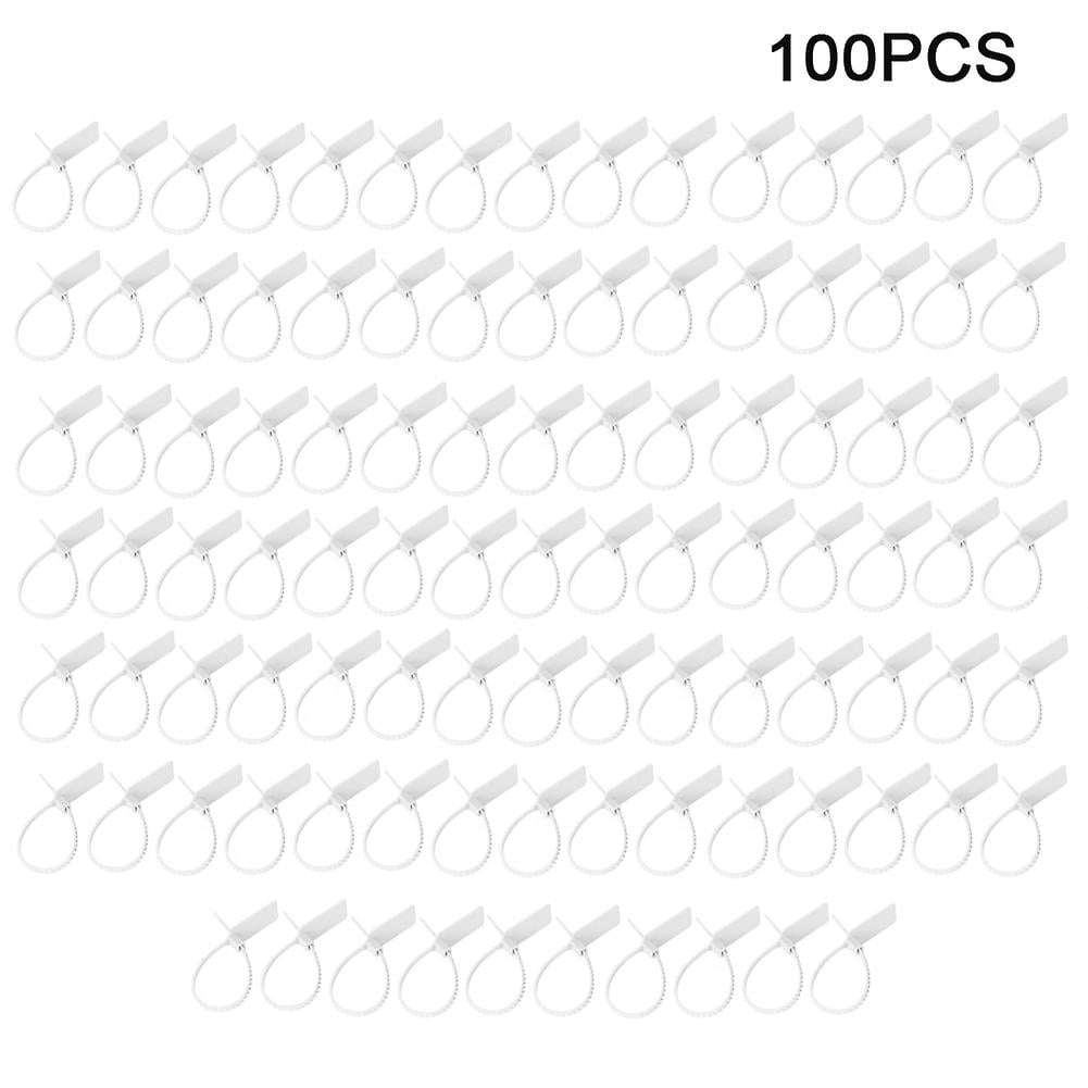 100pcs Anti Theft Disposable Label Cable Tie Identification Mark Signs ...