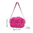 Beach Bag for Women Inflatable PVC Printed Shoulder Bag Crossbody Pouch ...