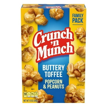 CRUNCH 'N MUNCH Caramel Popcorn Clusters with Peanuts, 12 oz - Walmart.com